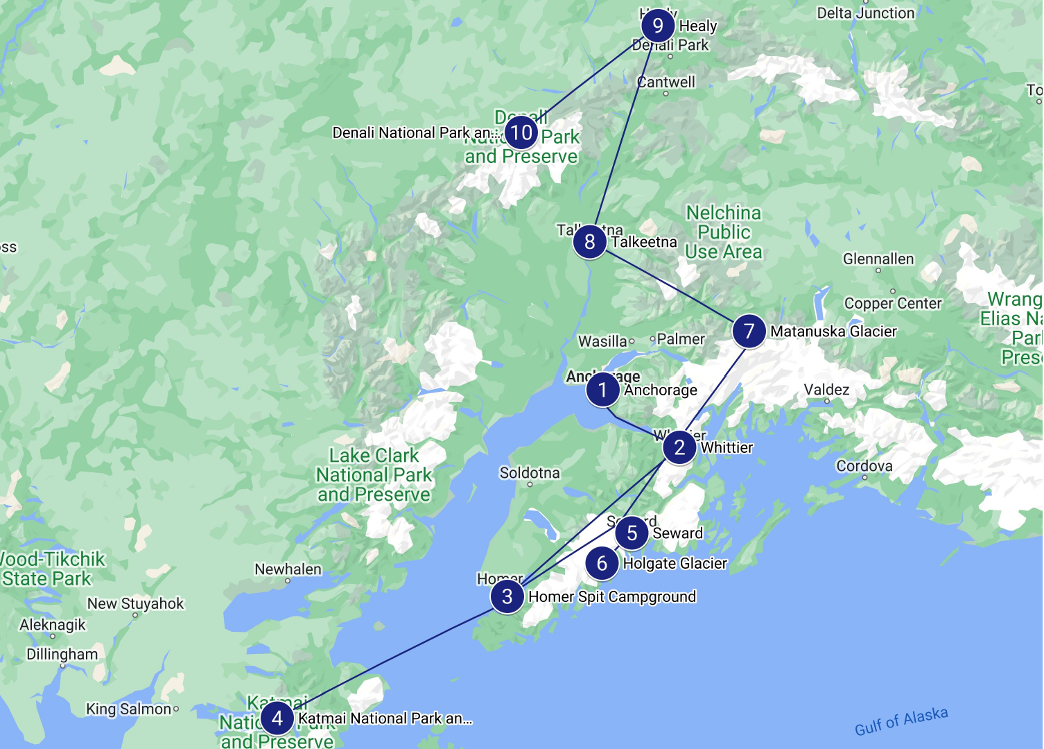 10 day Alaska Itinerary – Campervan Road Trip